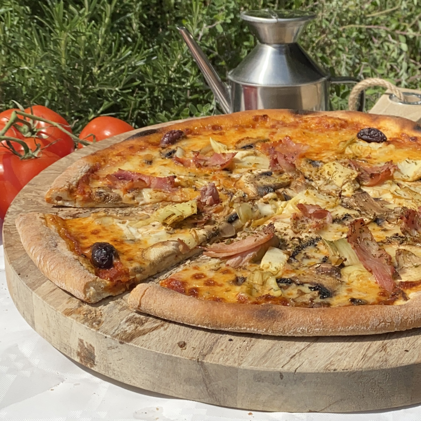 4 STAGIONI Pizza à Grasse à Emporter - La Casa Nostra chez Claudio